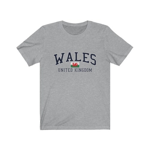 Wales National Team Men's T-shirt Welsh Flag European - Etsy