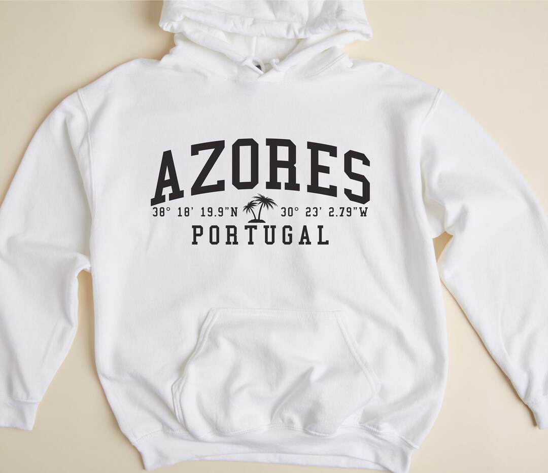 Azores Portugal Hooded Sweatshirt Azores Hoodie - Etsy