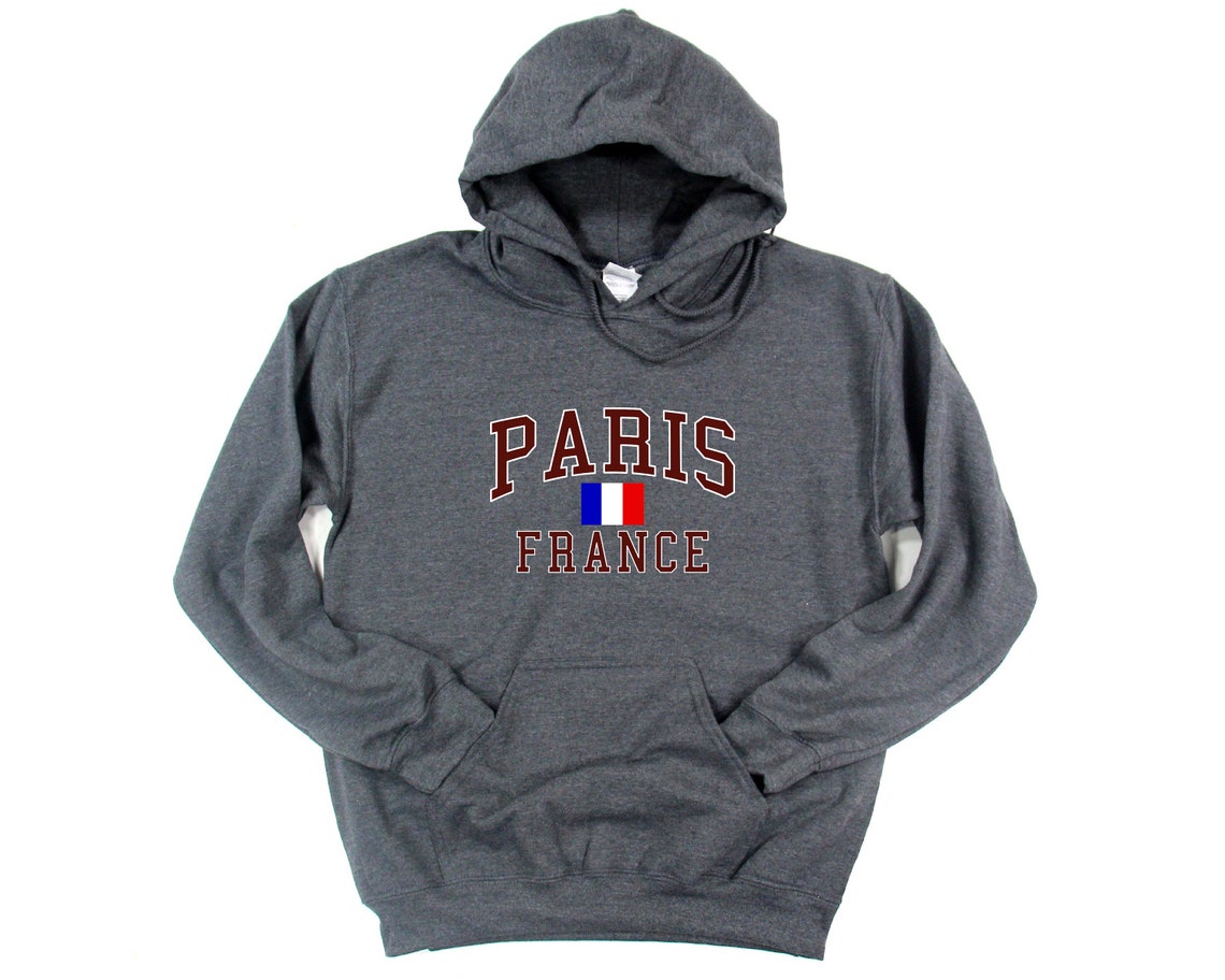 Paris France Hooded Sweatshirt Unisex Paris Hoodie - Etsy UK