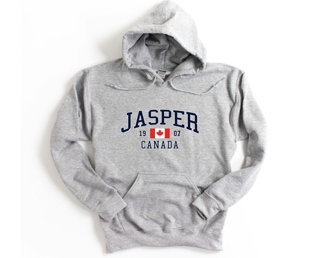 Jasper Canada Hooded Sweatshirt Unisex Jasper Hoodie - Etsy