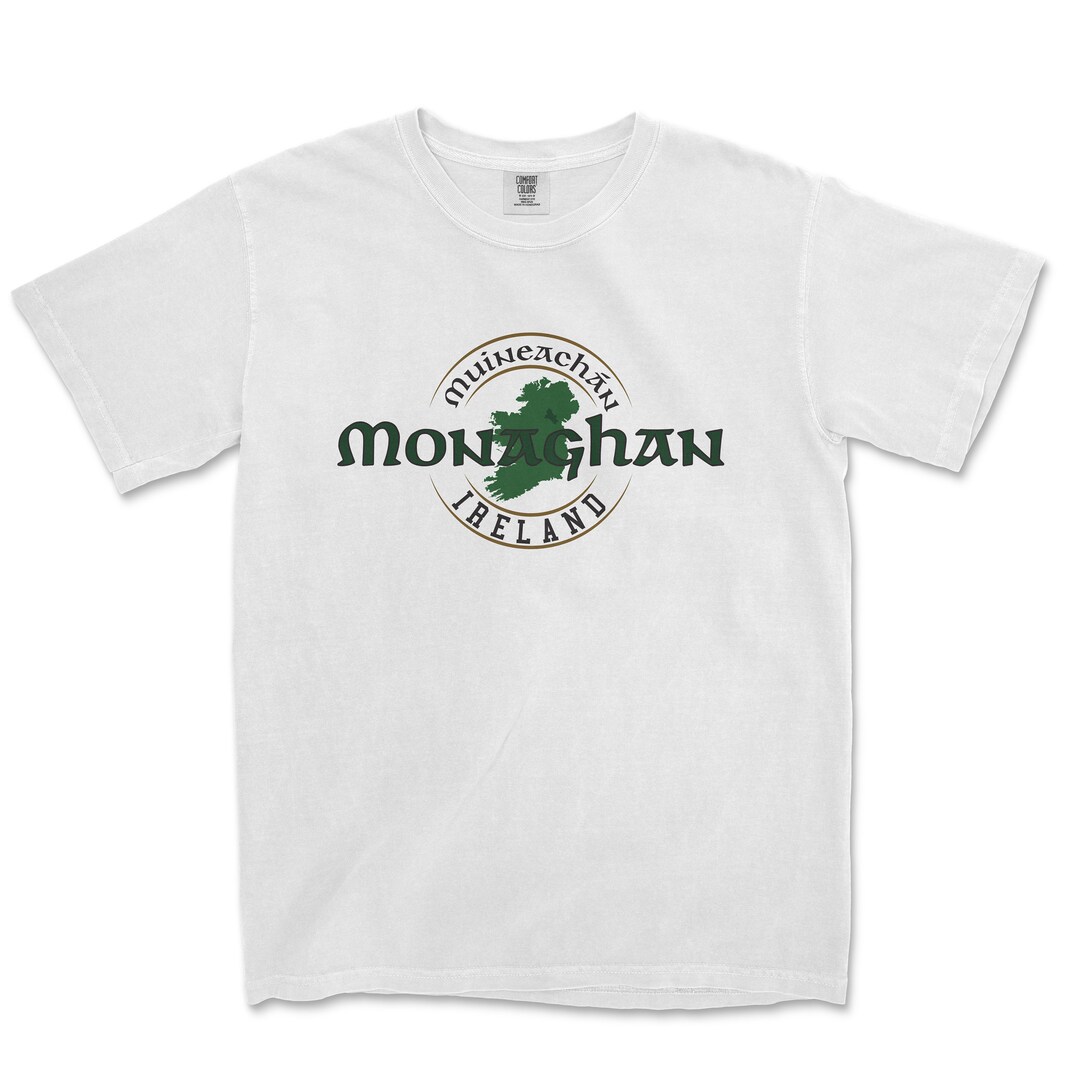 Monaghan Ireland Comfort Colors T-shirt - Etsy