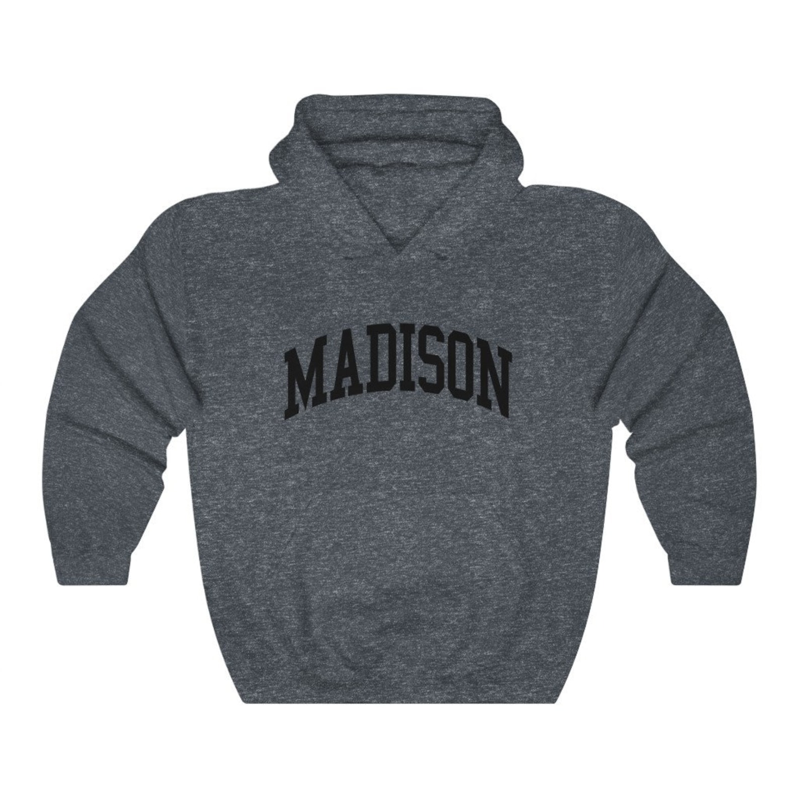 Madison Wisconsin Collegiate Style Hoodie Madison Unisex | Etsy