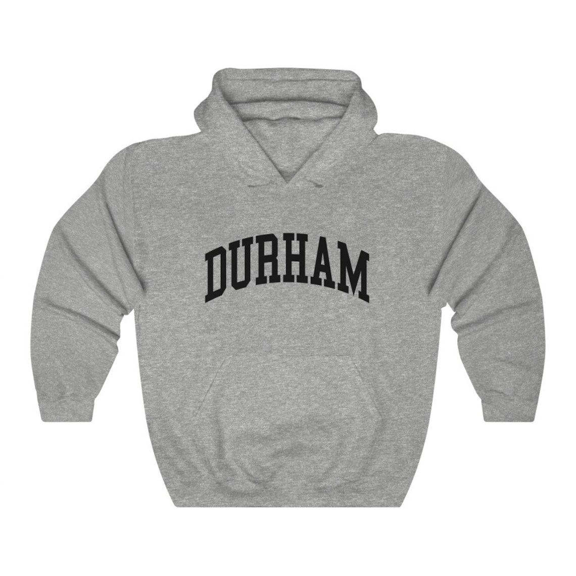 Durham North Carolina Collegiate Style Hoodie Durham Unisex Hooded ...
