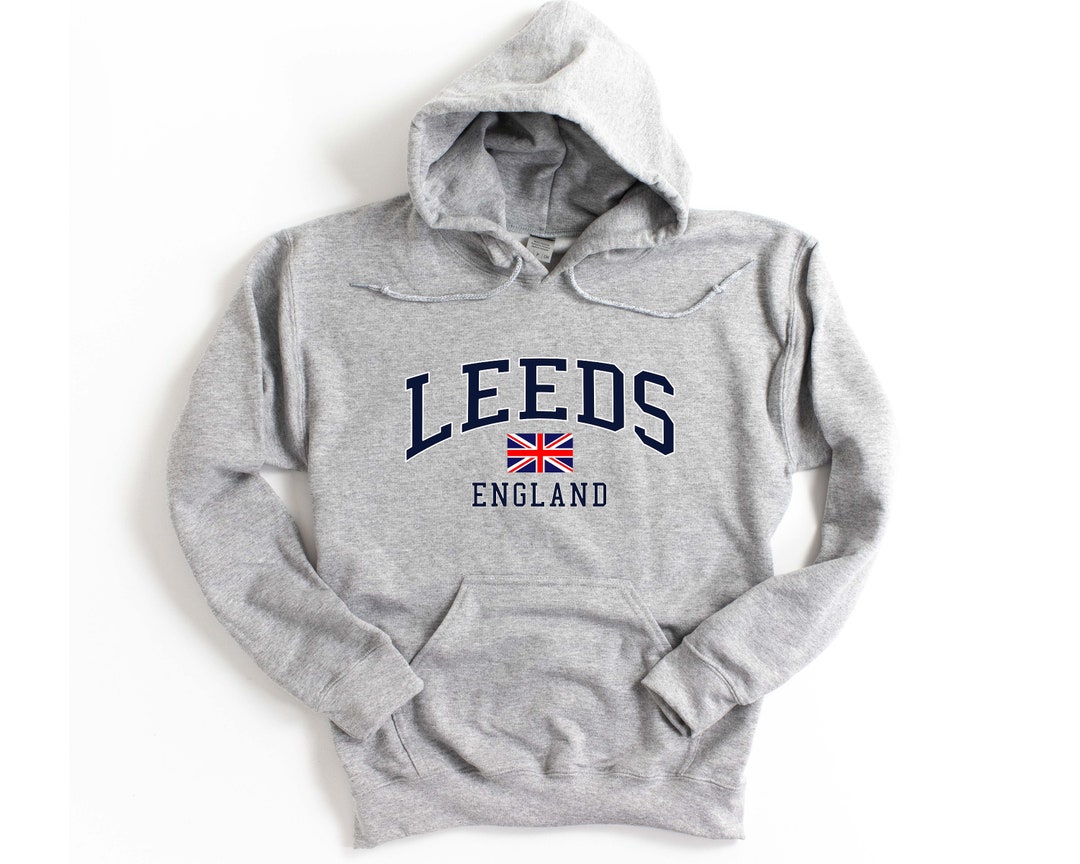 Leeds England Hooded Sweatshirt Unisex Leeds Hoodie - Etsy