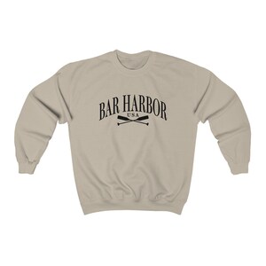 Bar Harbor Maine Sweatshirt Unisex Bar Harbor Crewneck - Etsy