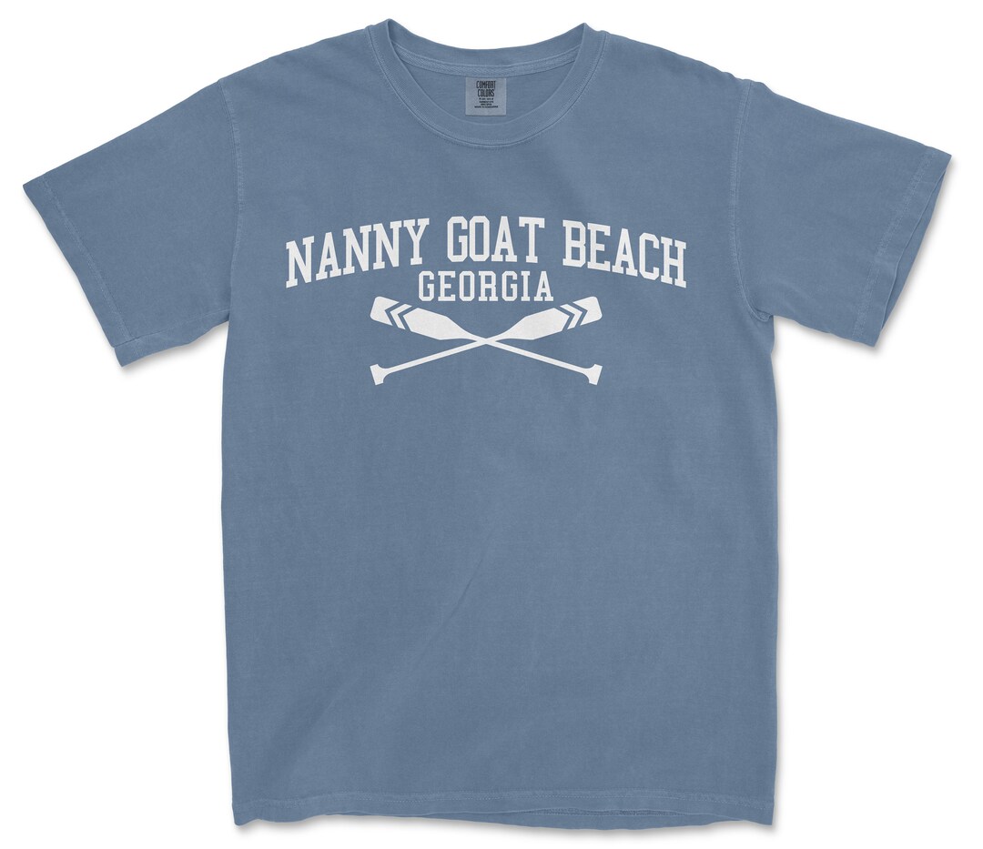 Nanny Goat Beach Georgia Comfort Colors T-shirt Nanny Goat Beach Shirt ...