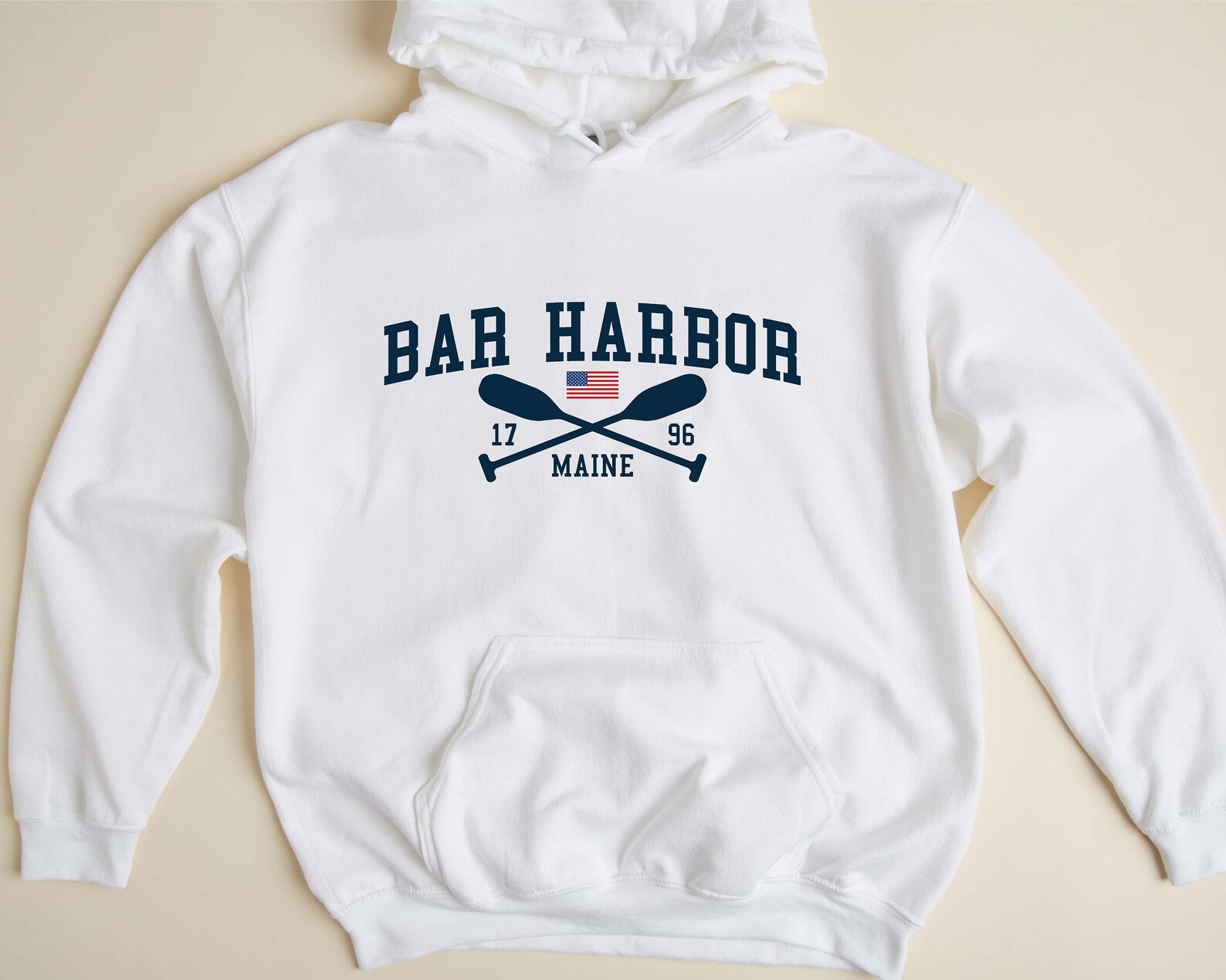 Bar Harbor Maine Hooded Sweatshirt Unisex Bar Harbor Hoodie - Etsy