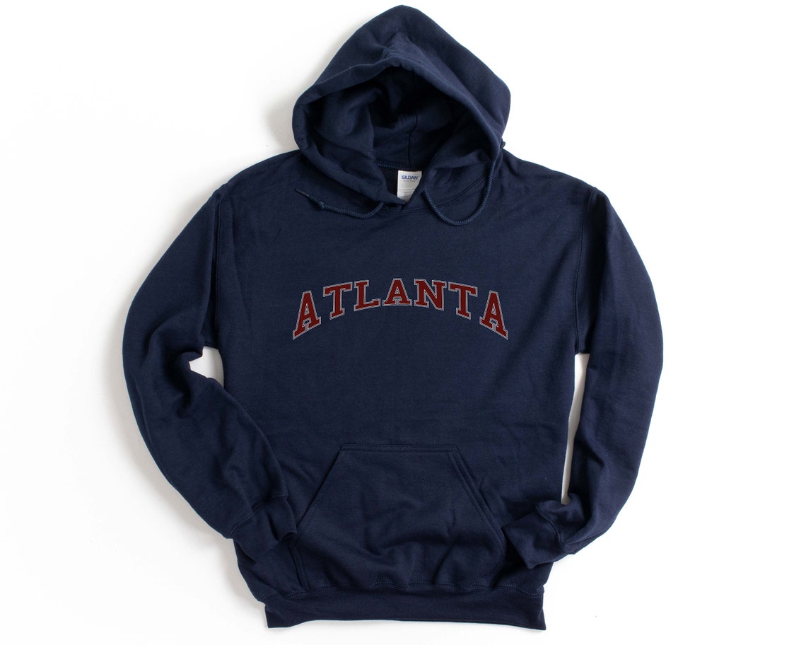 Atlanta Georgia Hooded Sweatshirt Unisex Atlanta Hoodie | Etsy UK