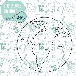 Planet Earth Cookie Cutter STL Files for 3D Printers With Matching PNG ...