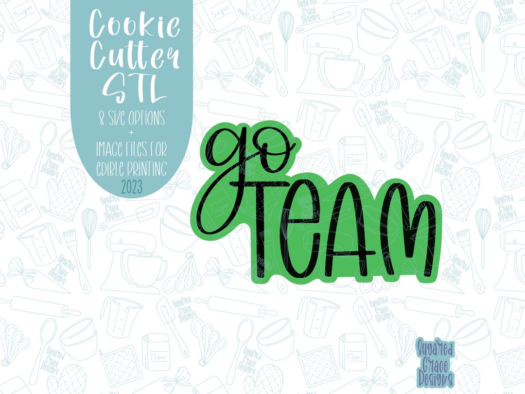 Go Team Cookie Cutter Stl File Set for 3d Printing With Matching ...