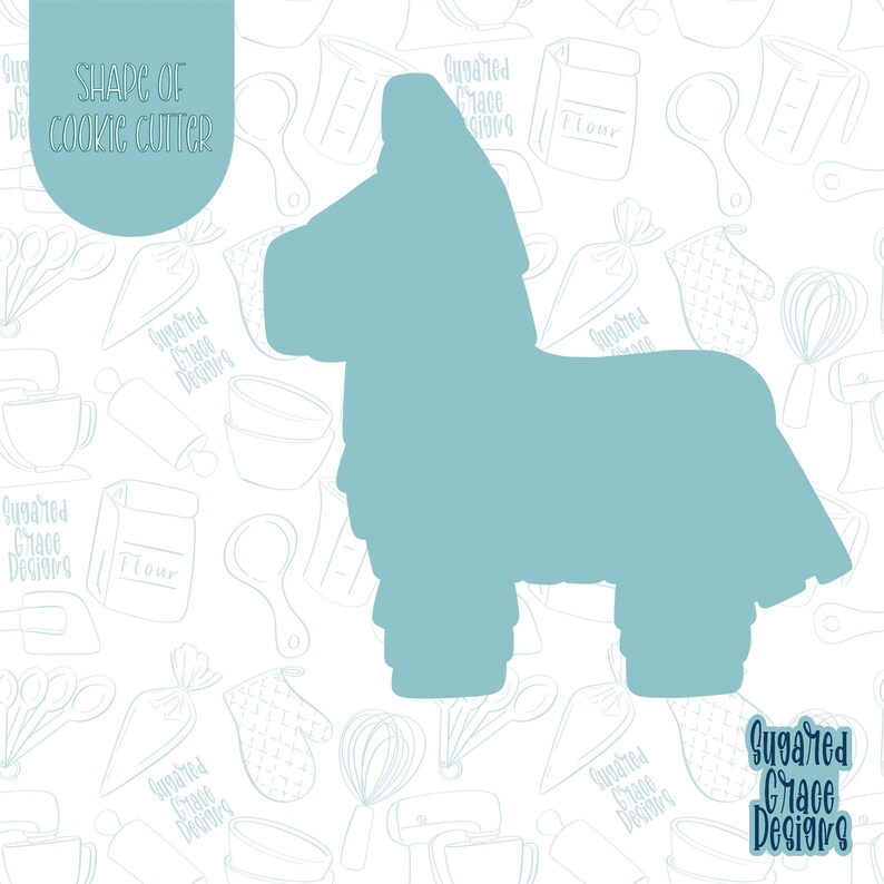 Cinco De Mayo Piñata Cookie Cutter STL Files for 3D Printing With ...