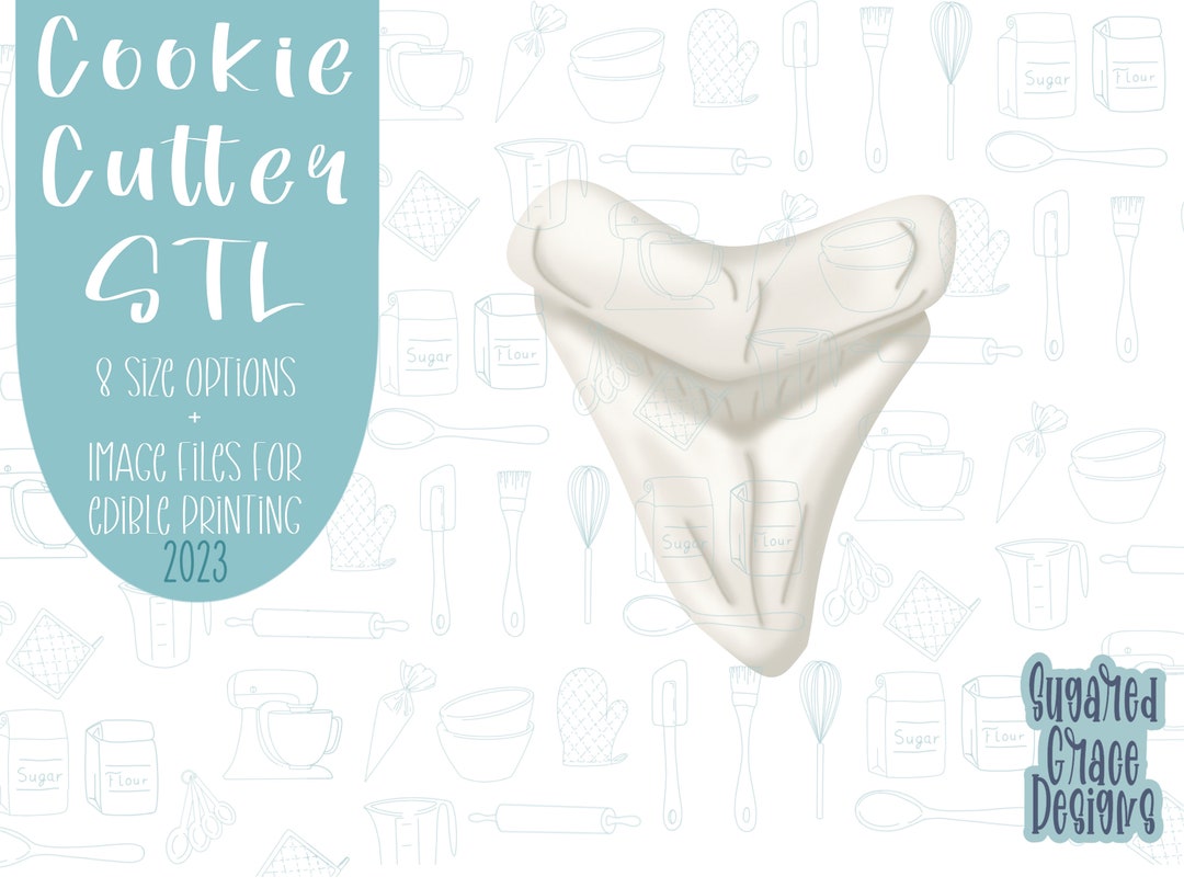 Shark Tooth Cookie Cutter Stl Files for 3d Printing, Printable Png ...