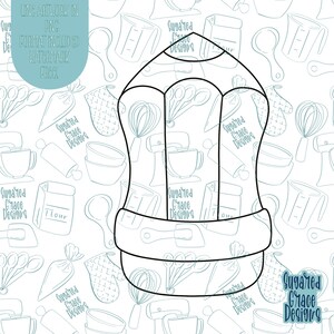 Curvy Pencil Cookie Cutter STL Files for 3D Printing With Matching ...