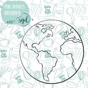 Planet Earth Cookie Cutter STL Files for 3D Printers With Matching PNG ...