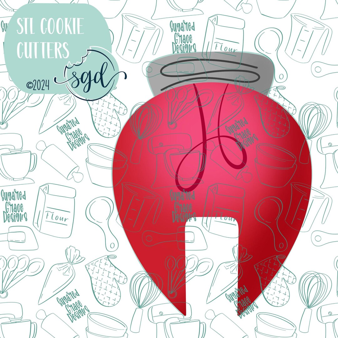 Christmas Light Bulb Mug Hugger Cookie Cutter STL Files With PNG Images ...
