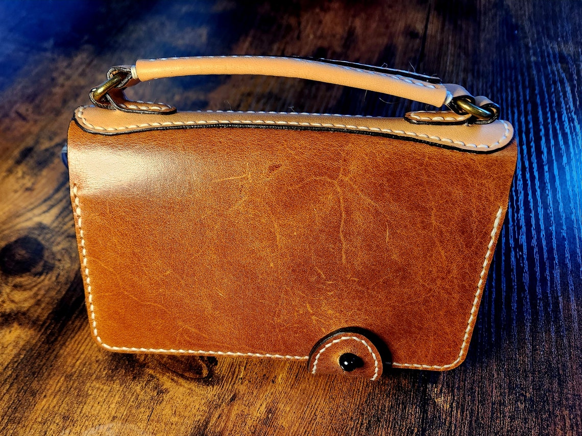 Leather Pattern Field Notebook Cover With Handle PDF Pattern - Etsy