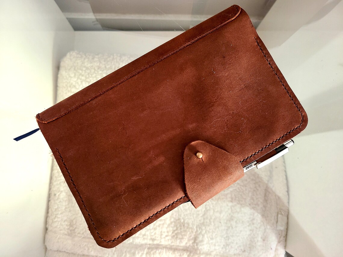 Wanderer's Leather Journal Cover PDF Pattern With Video Tutorial - Etsy ...