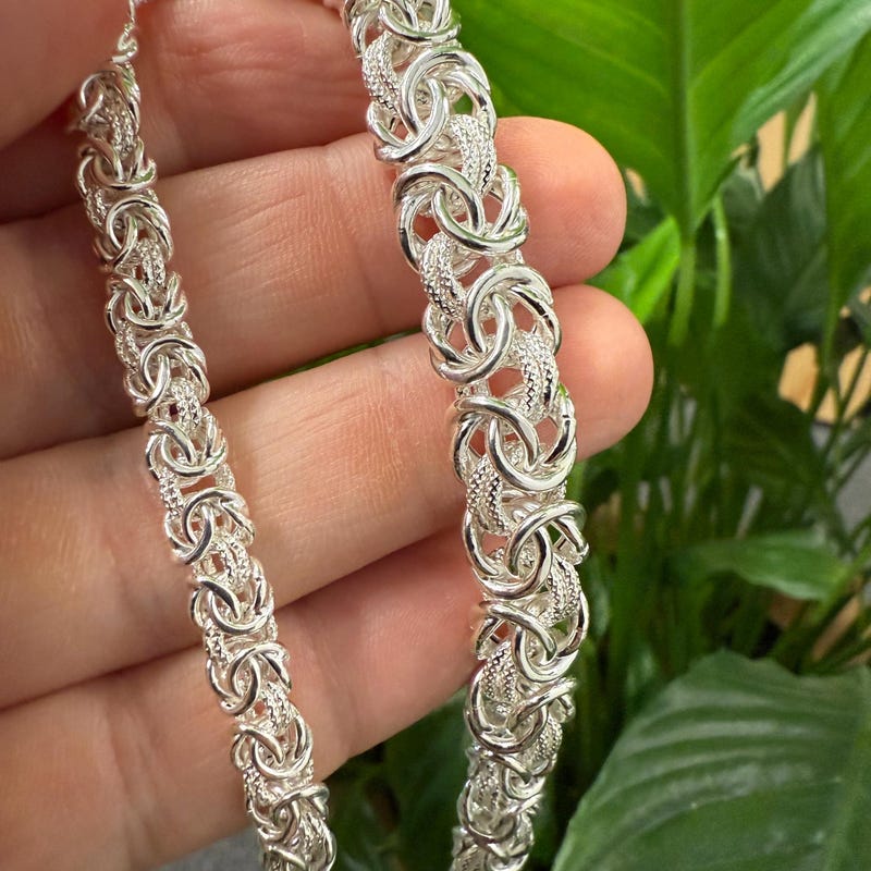Sterling Graduated Chain - Etsy