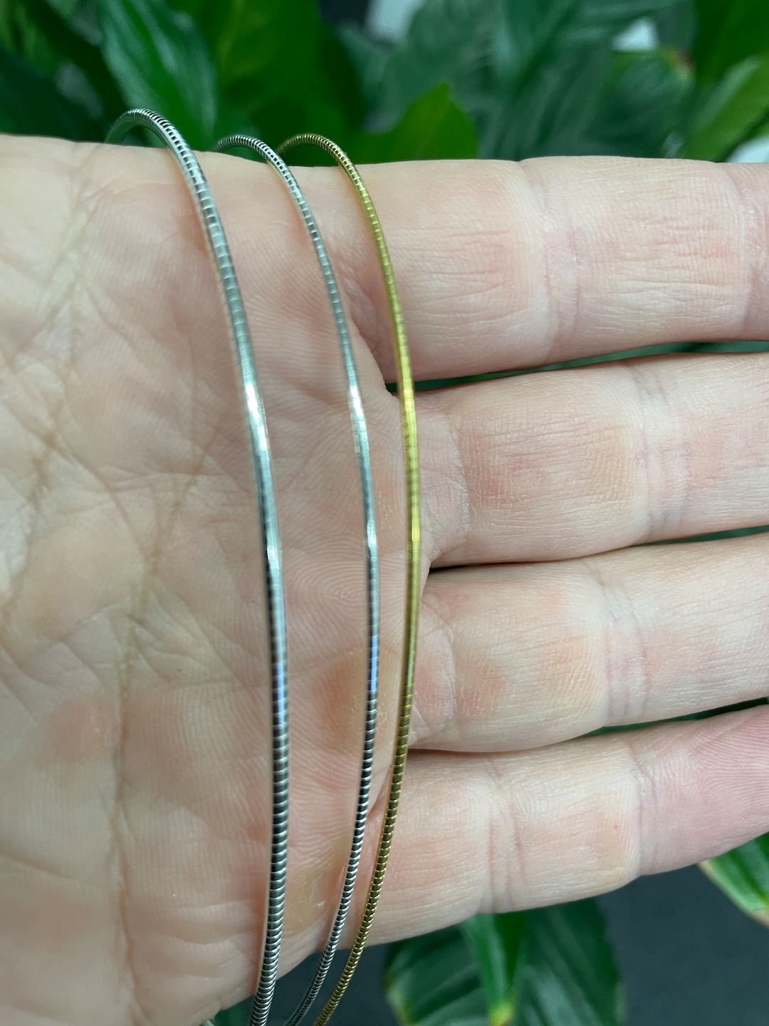 Italian Sterling Silver Round Omega Chain Necklace 925 Made in Italy - Etsy