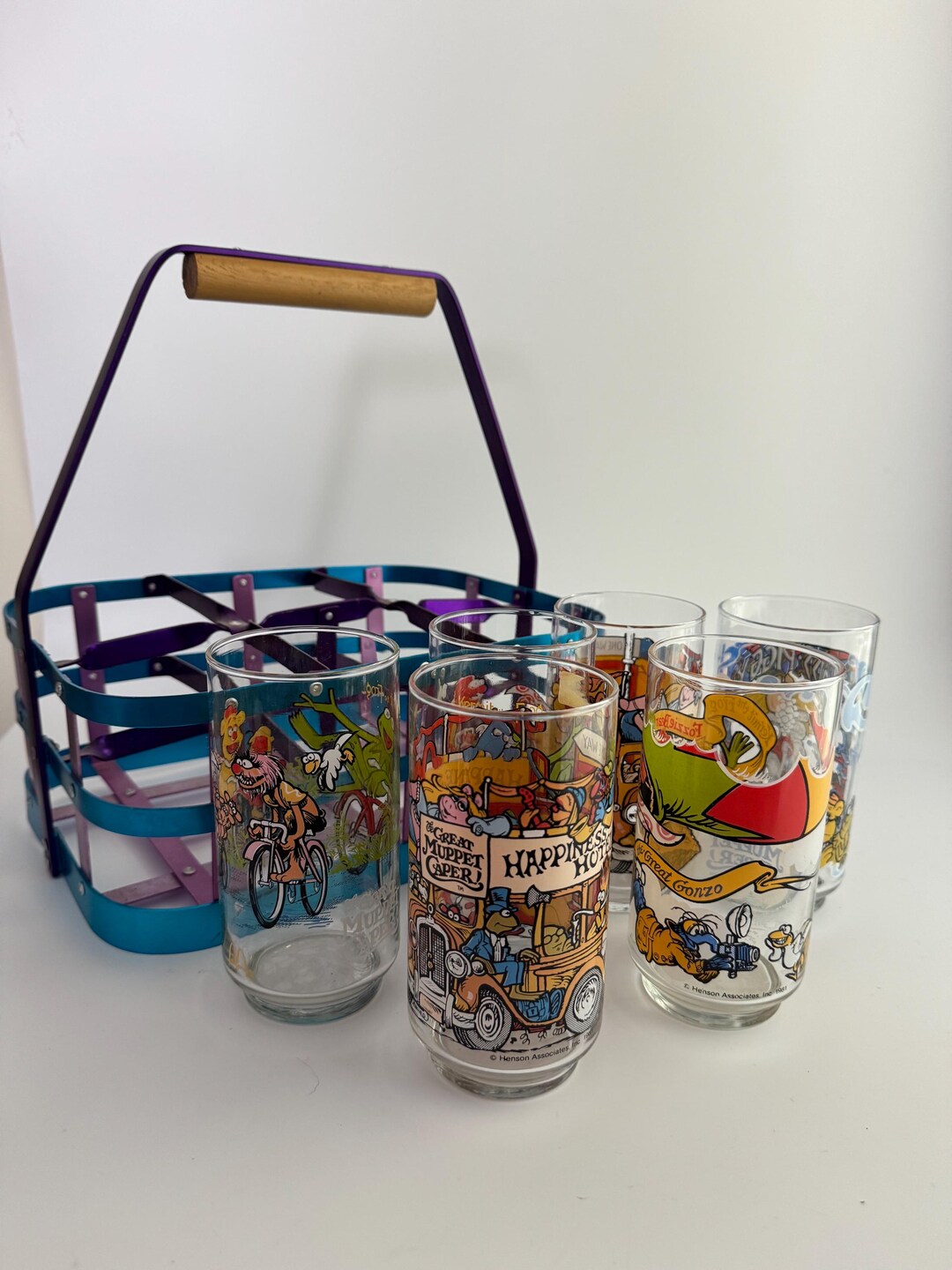 Vintage 1981 Mcdonald’s the Great Muppet Caper Glasses – Full Set of 6 ...