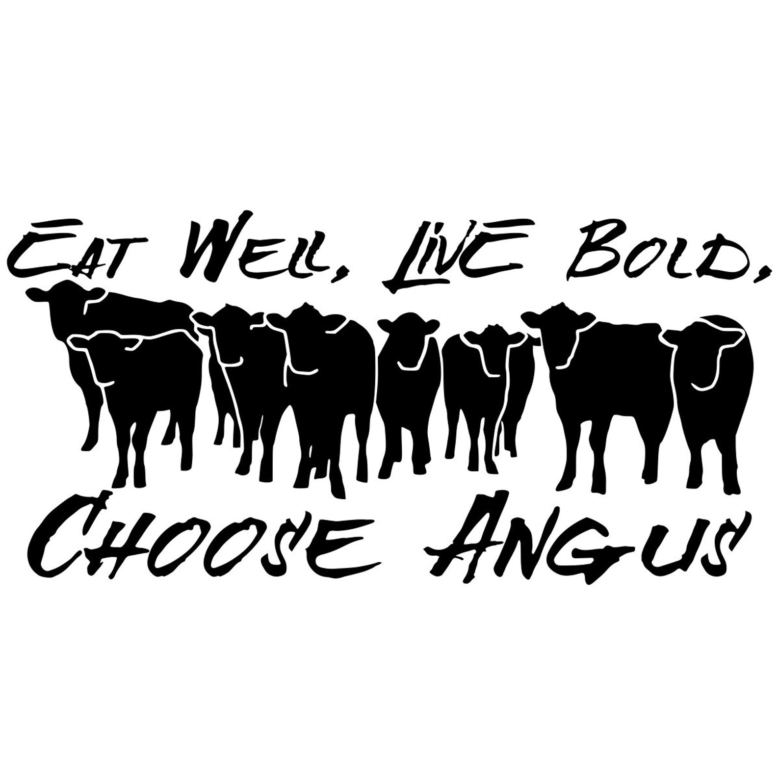 Angus Cow SVG PNG JPG - Black Angus Cattle Cut File for Cricut ...