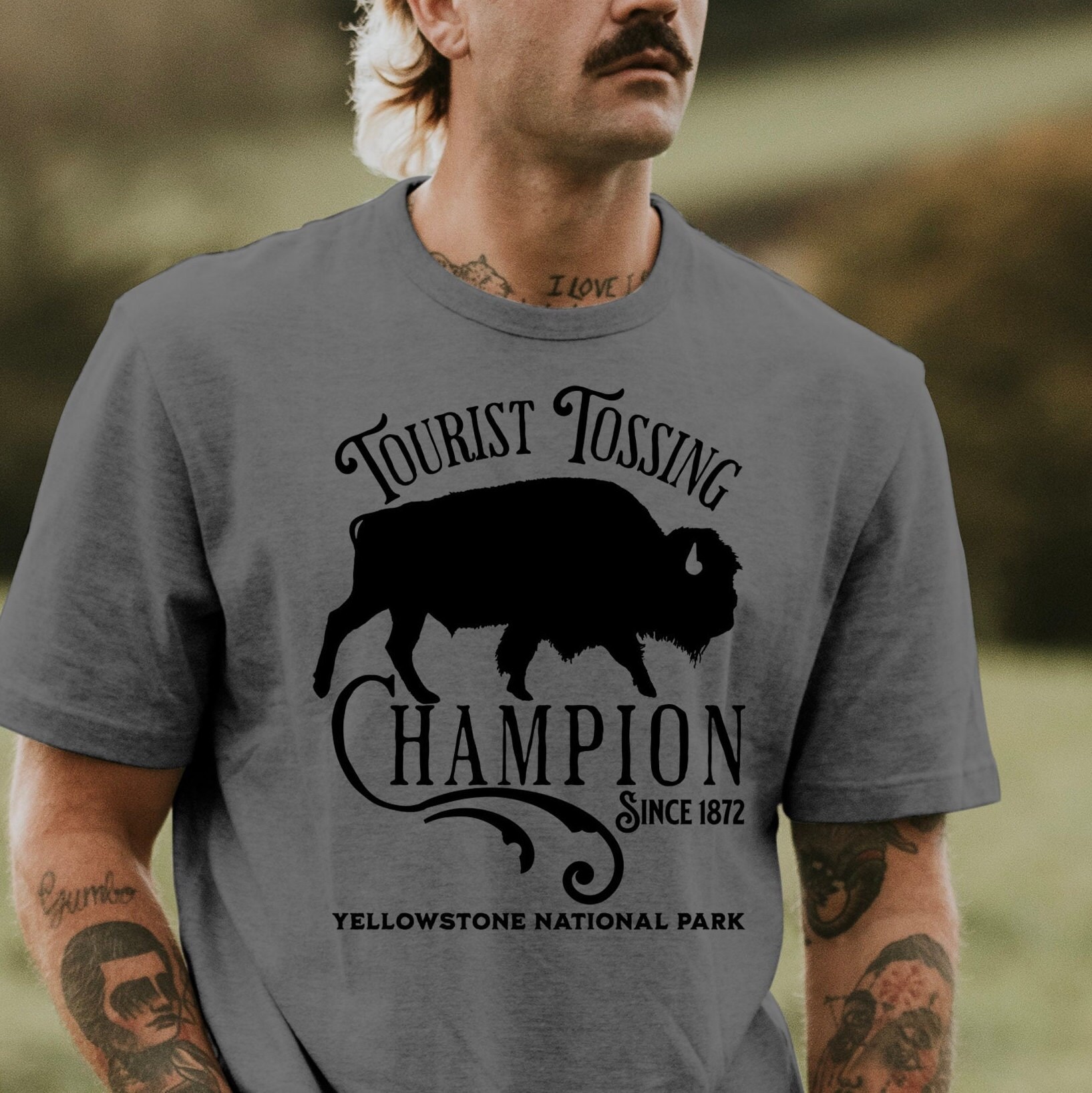 Buffalo Svg Bison Svg Yellowstone Tourist Svg Tourist Tossing Digital ...