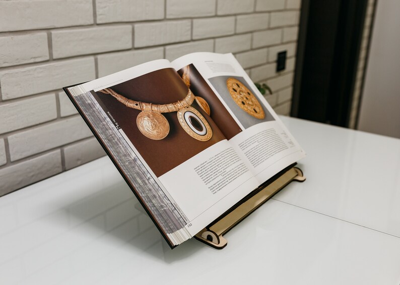 Portable Book Stand Foldable Book Rest Wooden Reading Stand | Etsy