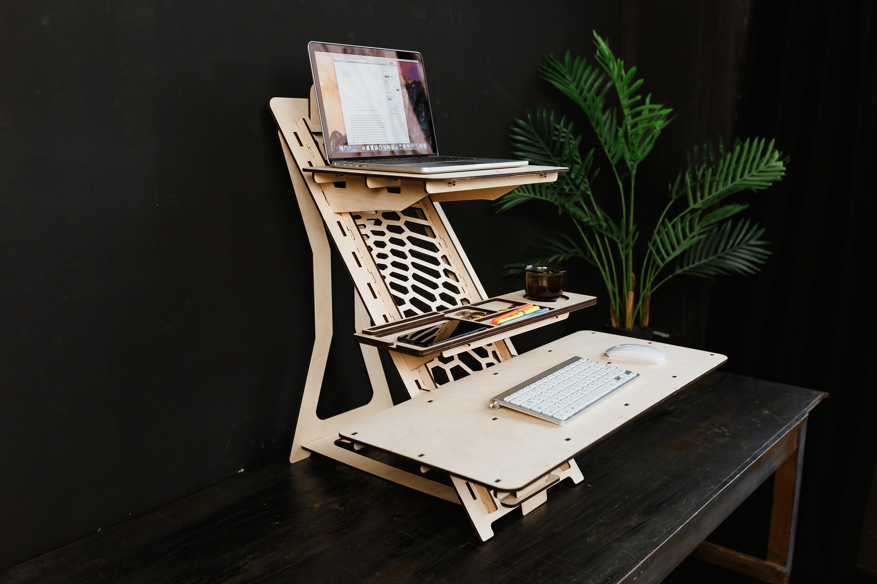 Standing Desk Standing Laptop Stand Adjustable Desk Stand | Etsy