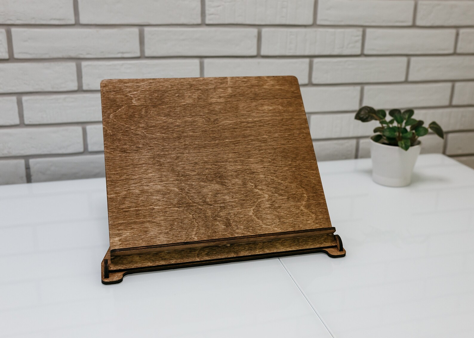Cookbook Stand Adjustable Book Stand Wooden Ipad Holder - Etsy