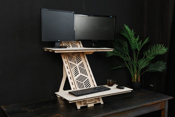 Standing Desk Laptop Stand Adjustable Standing Desk Work | Etsy