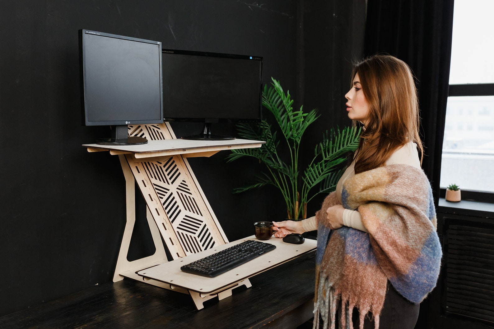 Standing Desk Laptop Stand Adjustable Standing Desk Work - Etsy