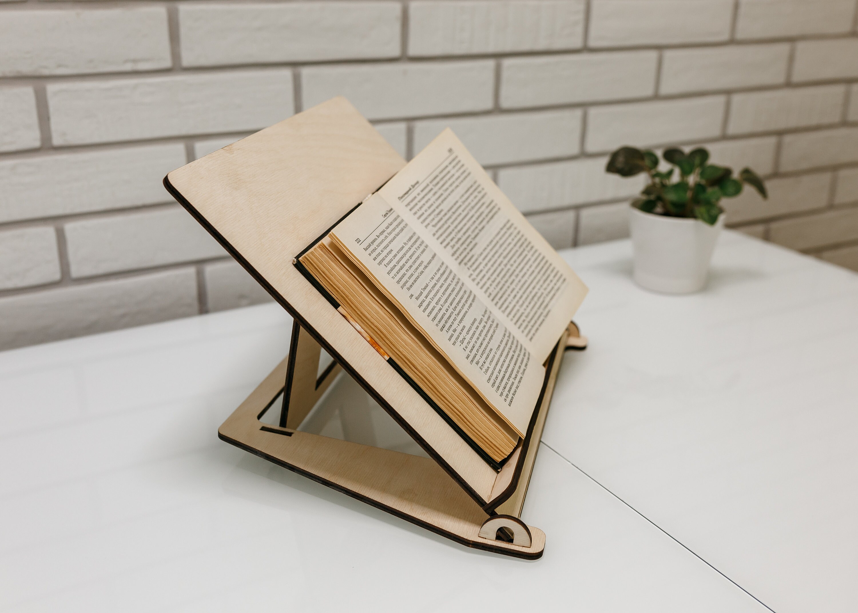 Portable Book Stand Foldable Book Rest Wooden Reading Stand | Etsy