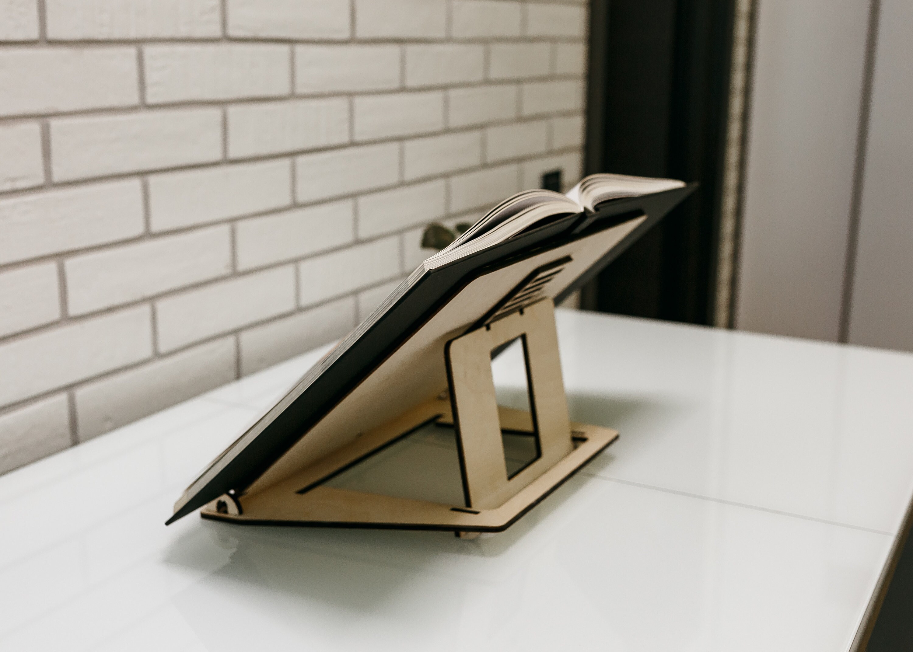 Portable Book Stand Foldable Book Rest Wooden Reading Stand | Etsy