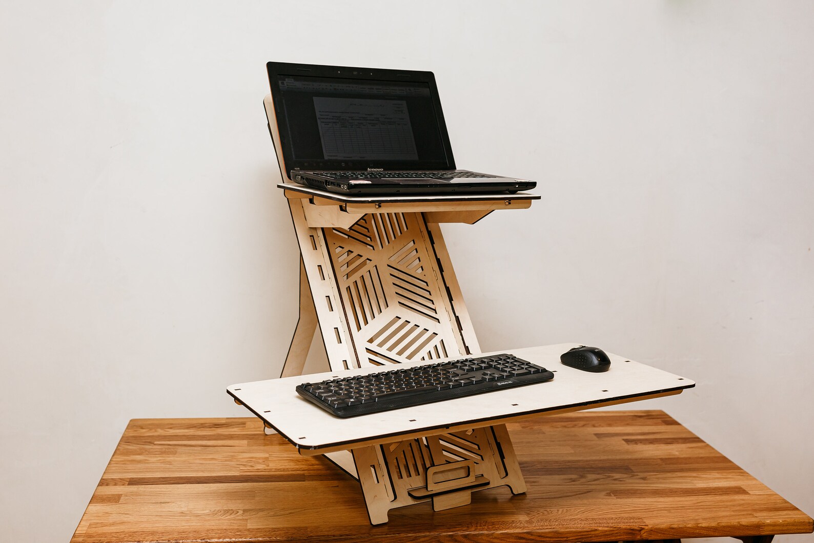 Standing Desk Laptop Stand Wood Work Station Laptop Stand - Etsy