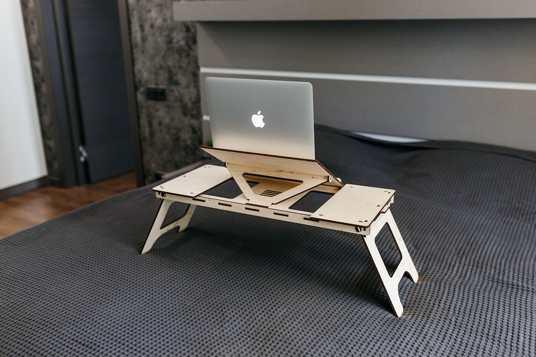 Laptop Table Notebook Table Wood Lap Desk Foldable Laptop - Etsy