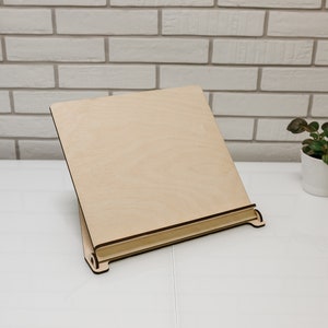 Portable Book Stand Foldable Book Rest Wooden Reading Stand | Etsy