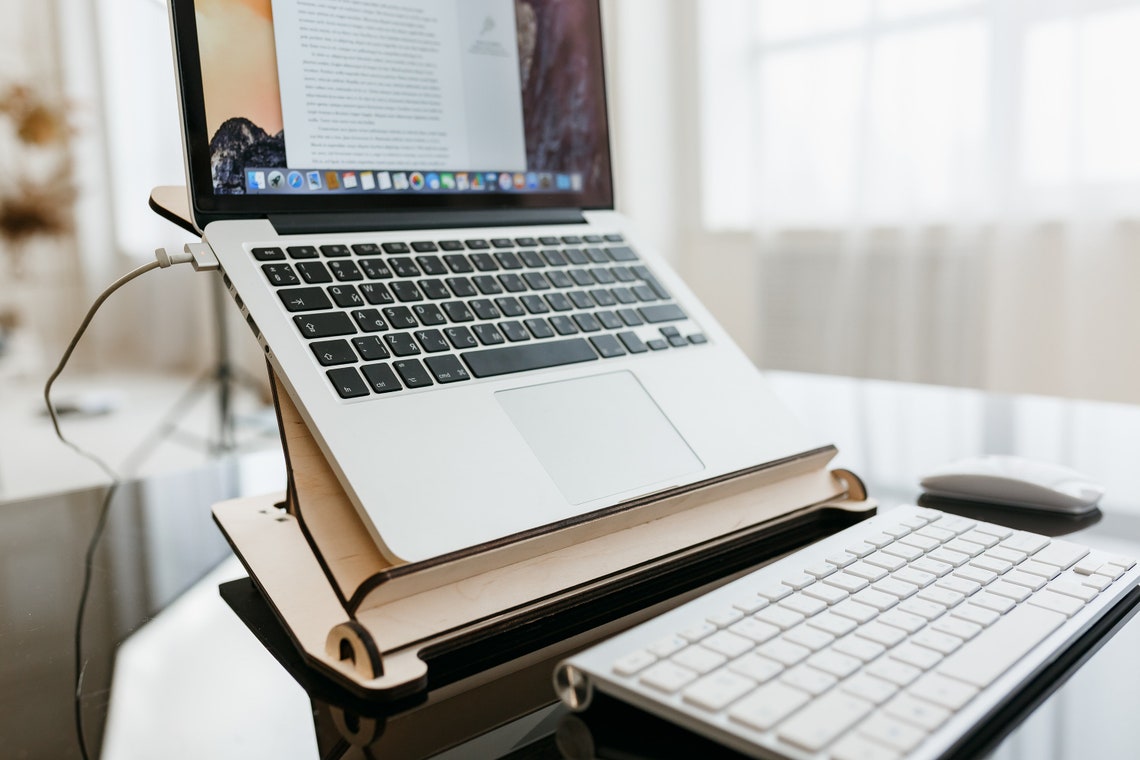 Laptop Stand Portable Macbook Stand Foldable Laptop Holder - Etsy
