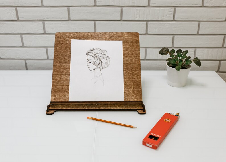 Sketch Easel Wooden Easel Portable Lap Easel Wooden Writing - Etsy