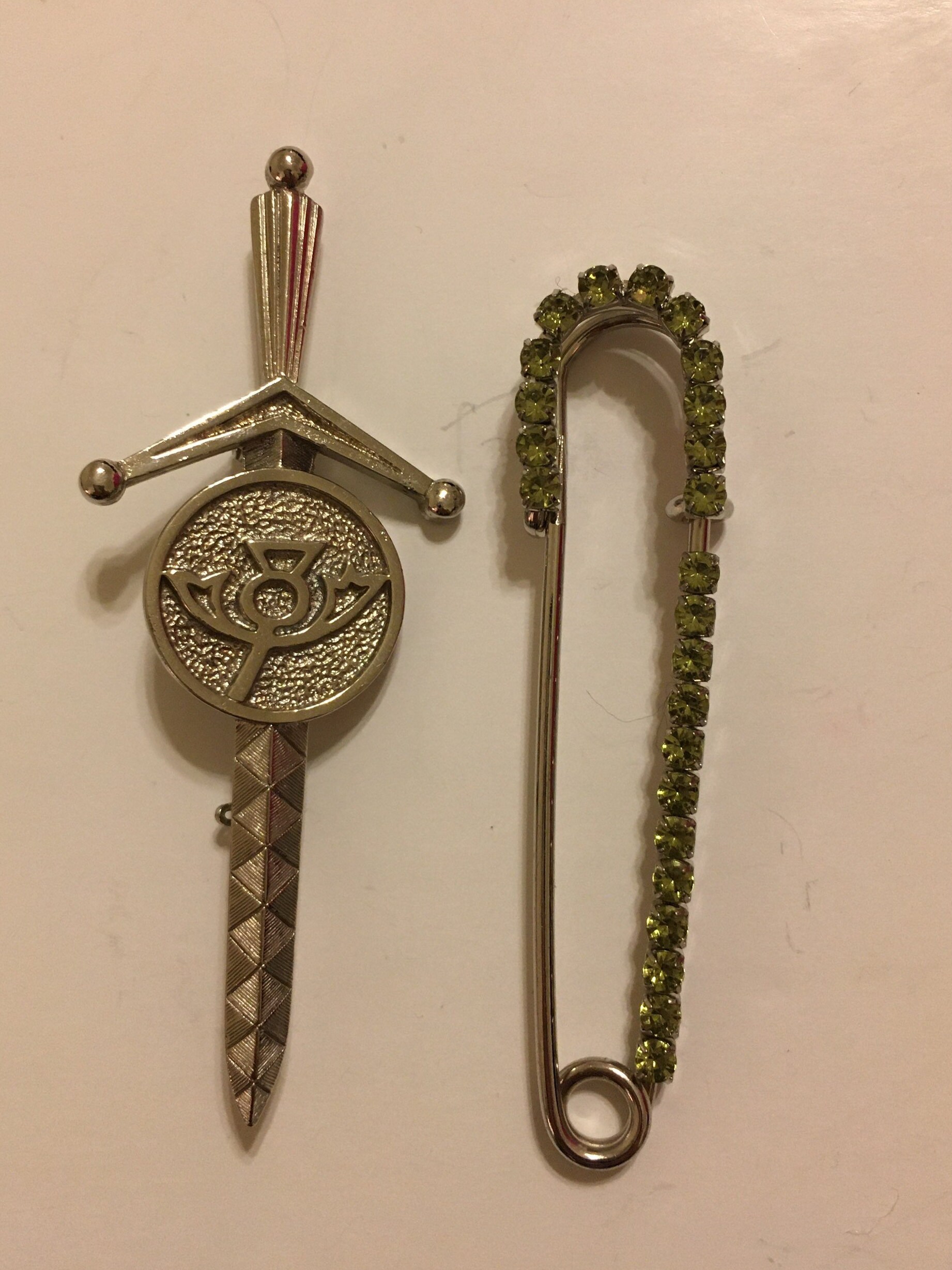 Kilt Pins Broches Broches Pin Lot Deux Silver Tone Épée - Etsy France