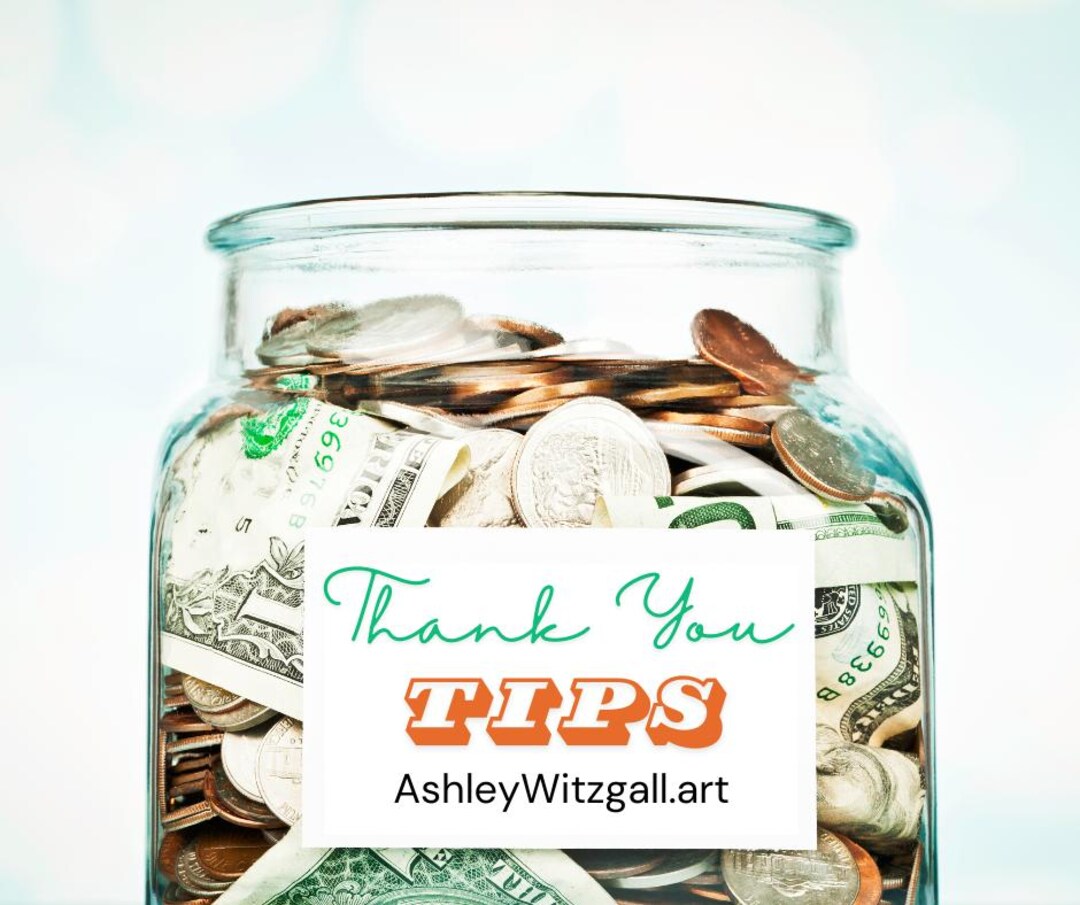 Artist Tip Jar - Etsy