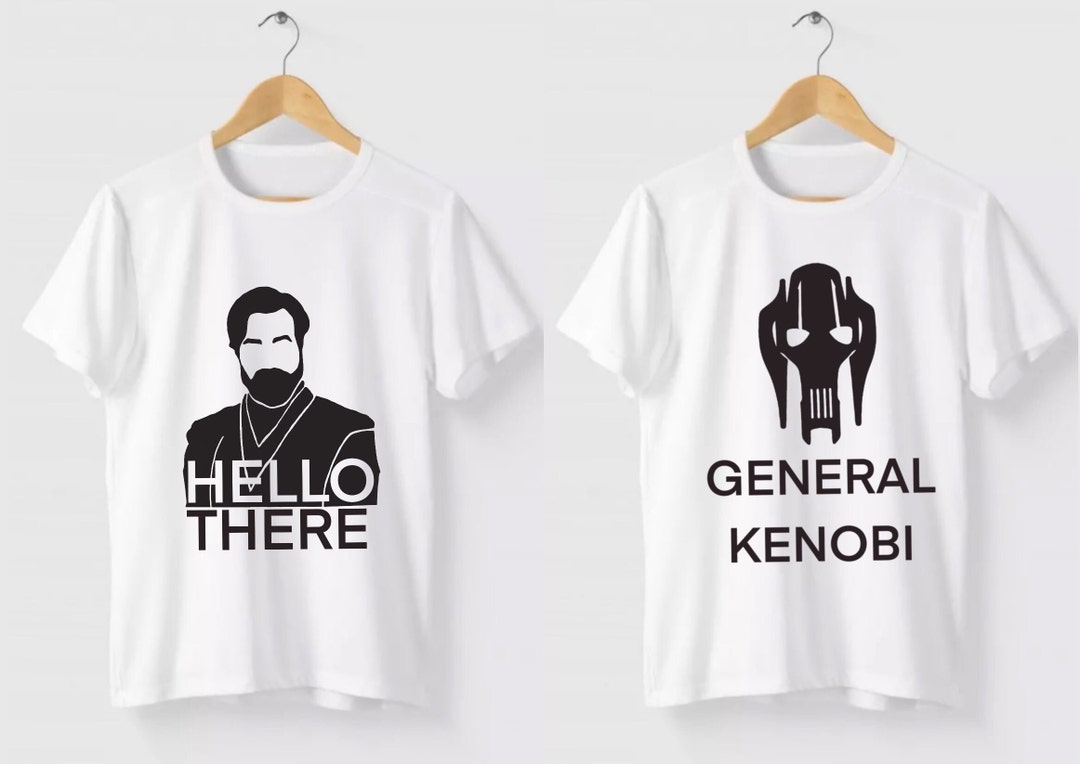 Obi-wan Kenobi & Grievous Silhouette: Star Wars Cut Files (SVG, PNG ...