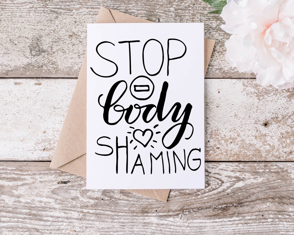 Stop Body Shaming PNG SVG, Cri Cut File, Sublimation for Shirt, Print ...