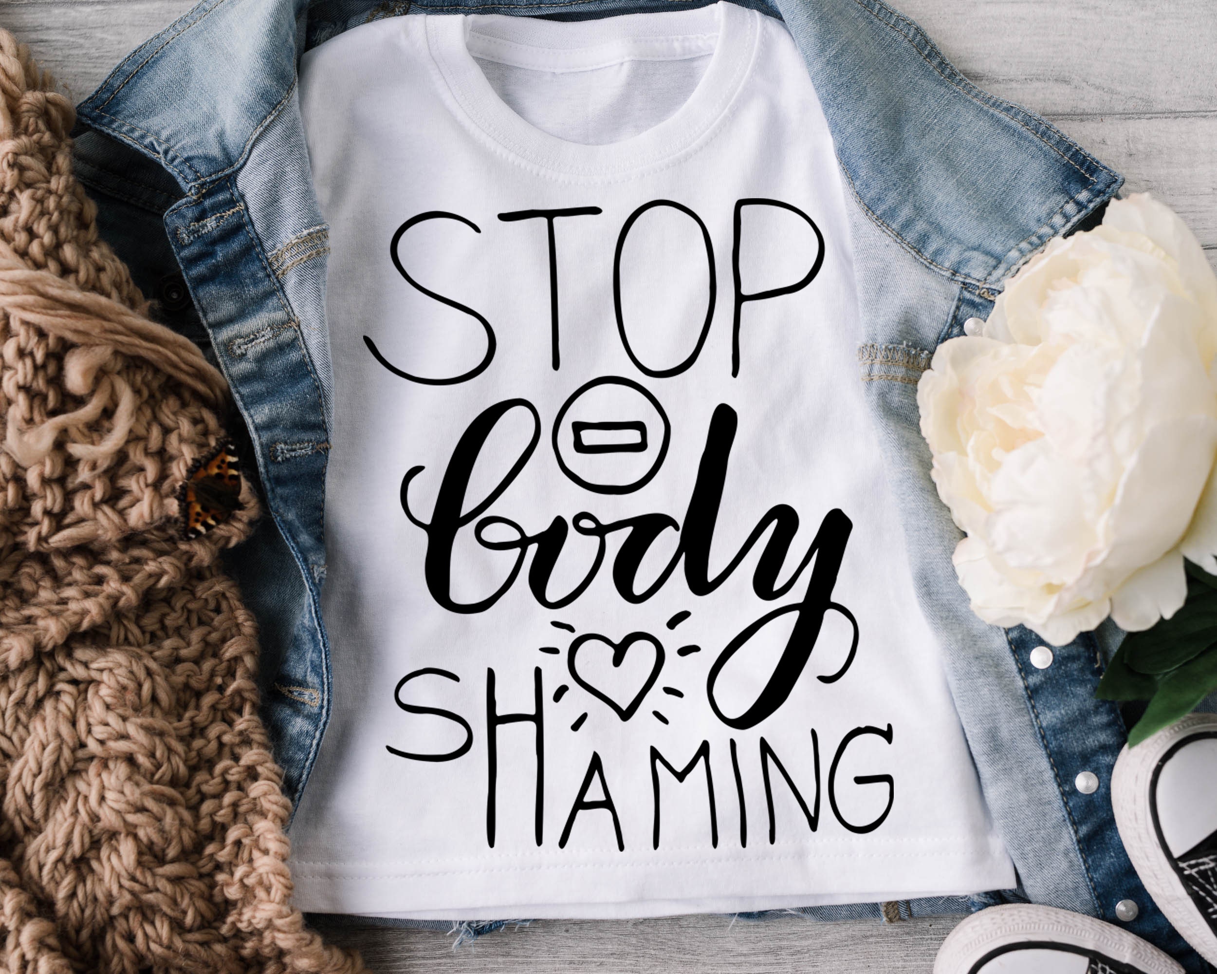 Stop Body Shaming PNG SVG, Cri Cut File, Sublimation for Shirt, Print ...