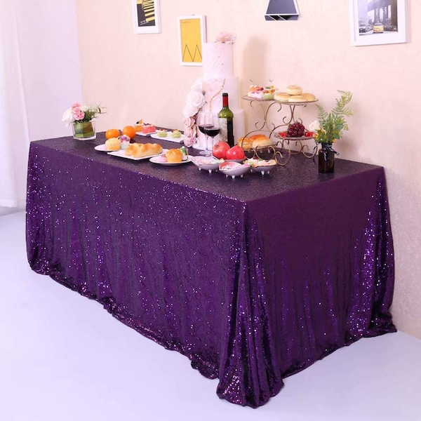 Purple Tablecloth - Etsy