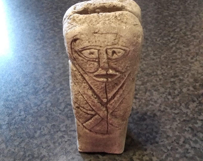 The Mysterious 'janus' Figure Handcrafted Using Irish Stone Fragments ...