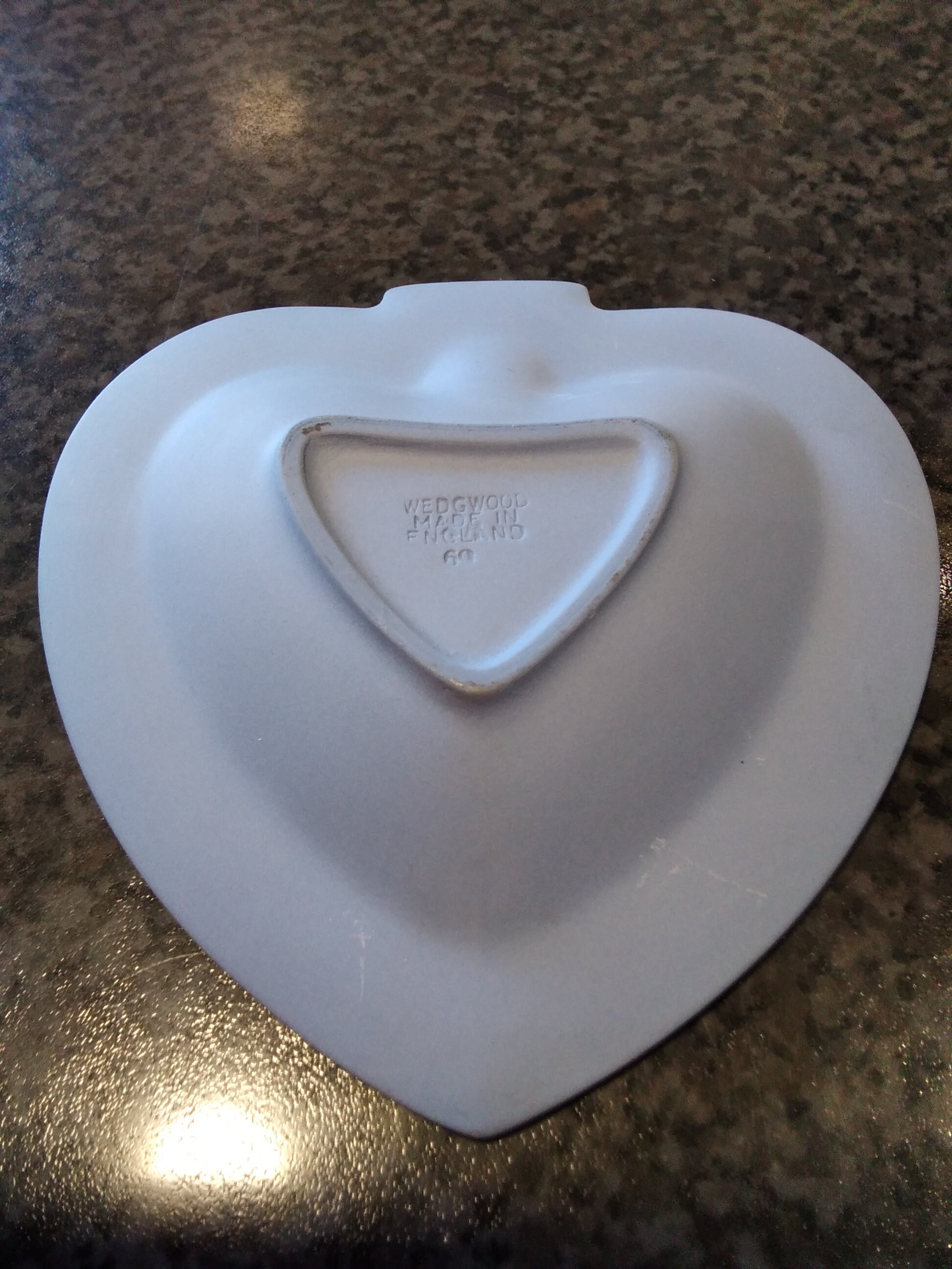 Vintage Wedgewood Light Blue Jasperware Spade Shaped Trinket Dish - Etsy