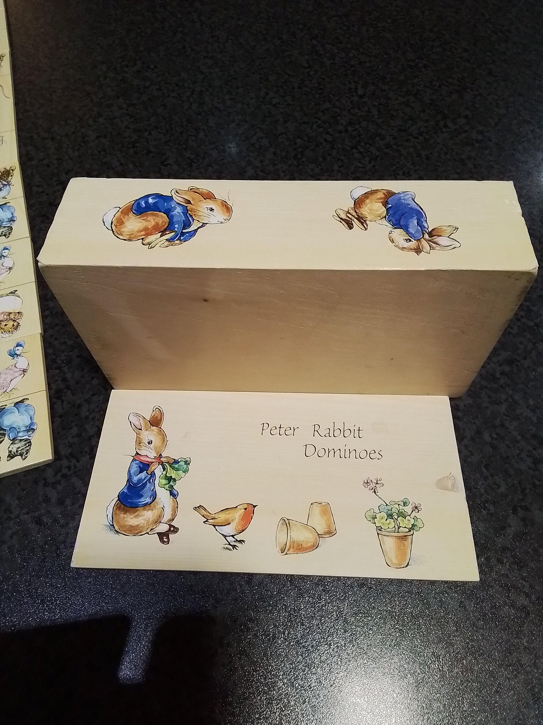 Peter Rabbit Wooden Dominoes Set - Etsy