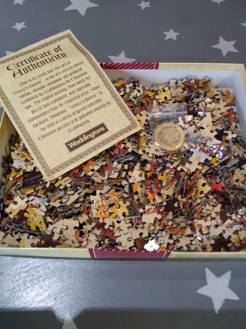 Vintage Collectable Ltd Edition Waddingtons 'santas Grotto' Super De ...