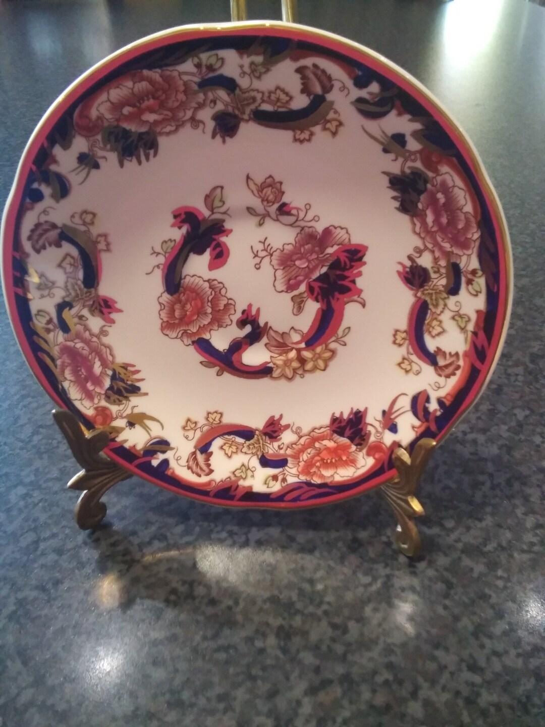 Vintage Masons "blue Mandalay" Ironstone China 6 Inch Saucer - Etsy