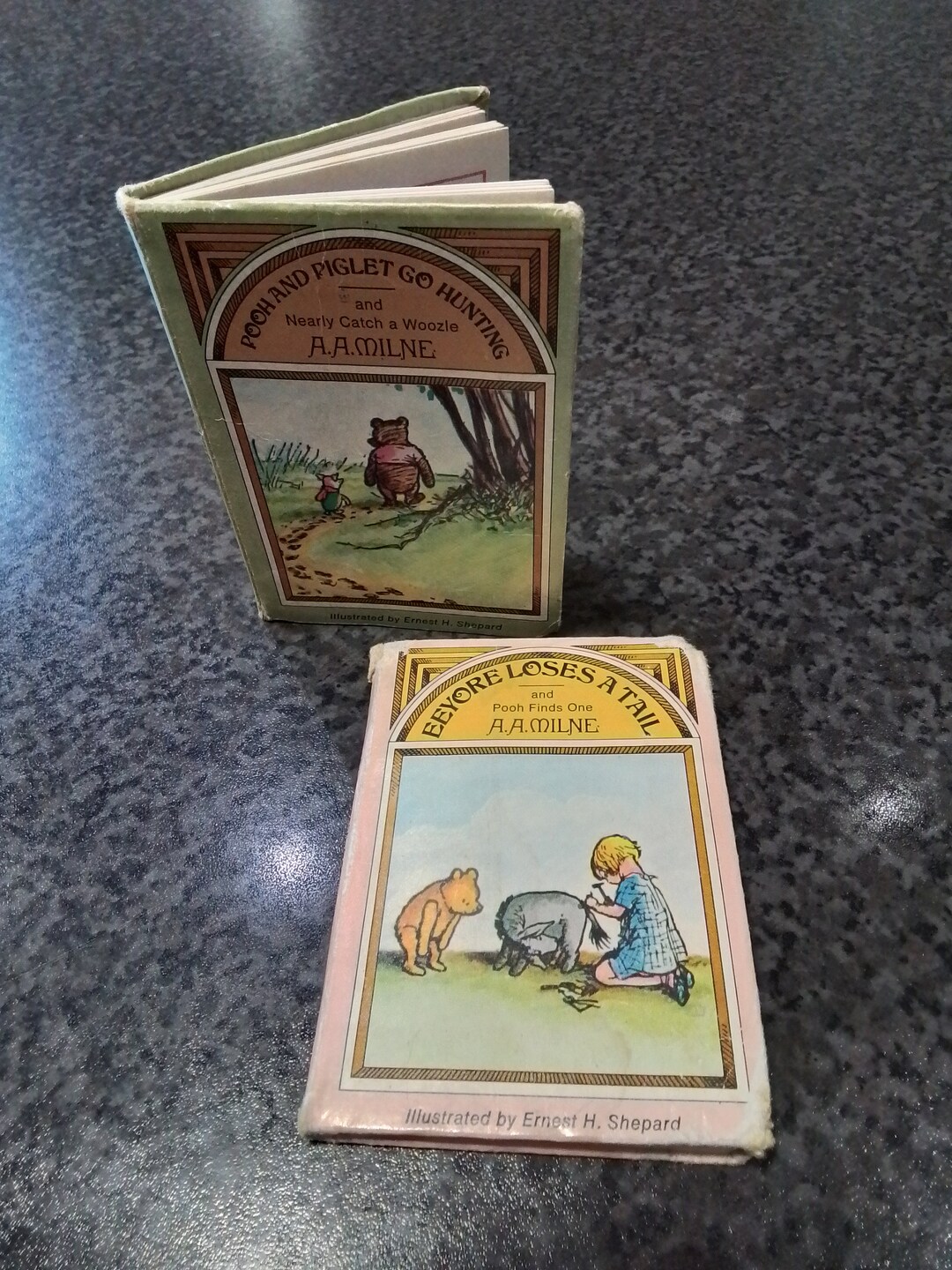 Vintage Methuen Children's Books London Minature A.A Milne Winnie the ...